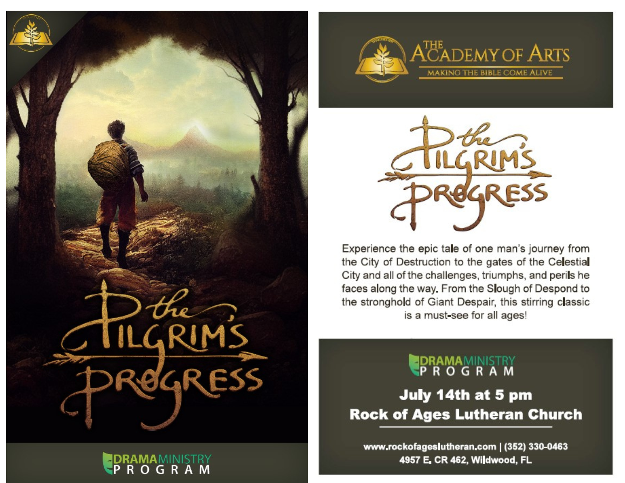 The Pilgrim's Progress - Rock of Ages Lutheran Church (ELCA) - Wildwood, FL